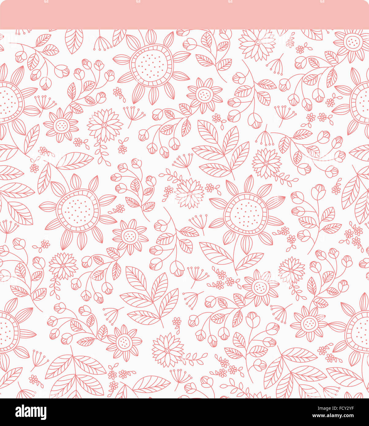 Line illustration patterns in pink on white background Stock Photo - Alamy