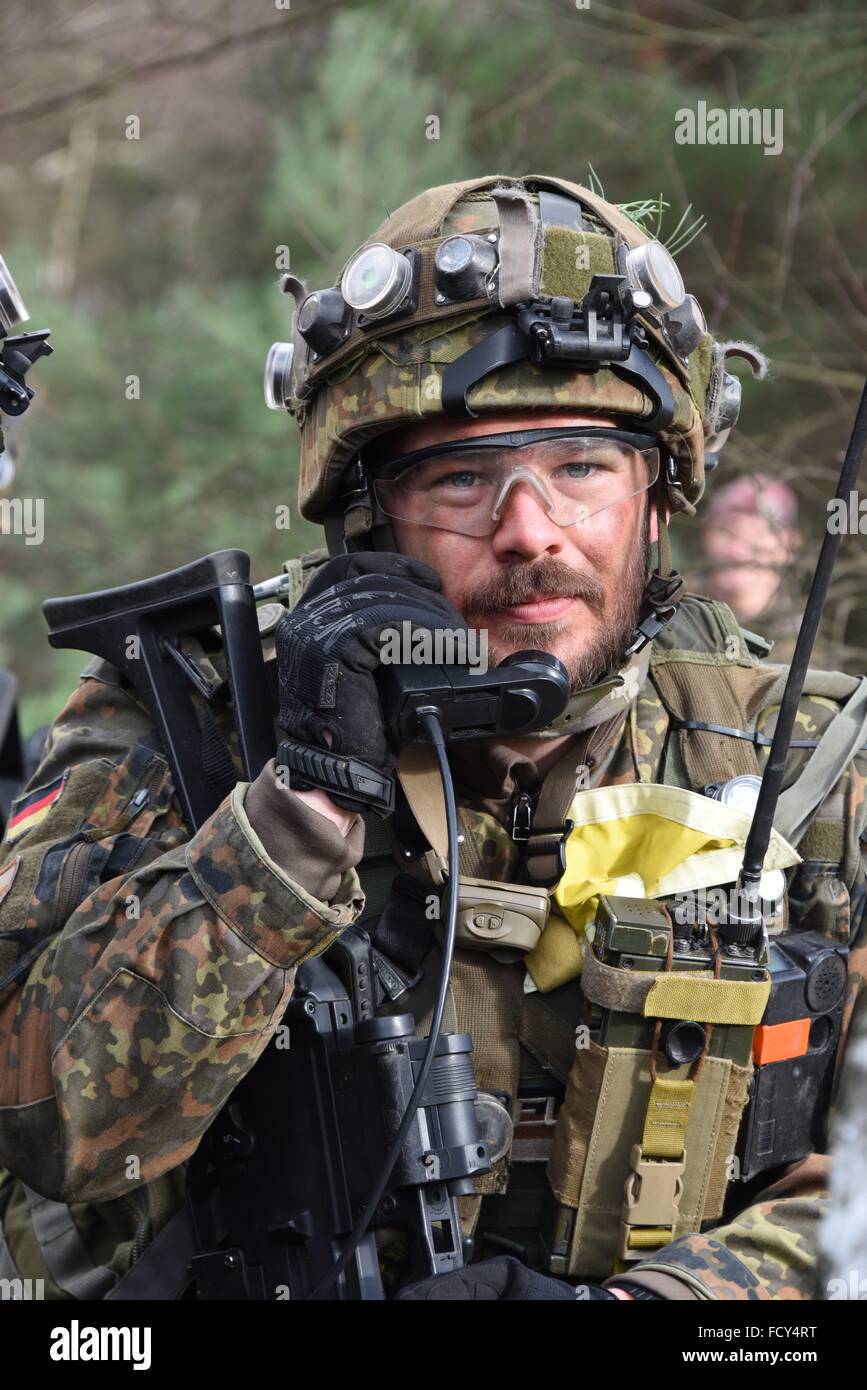 Light Infantry soldier of 3rd Company, 1st Infantry Battalion during a ...