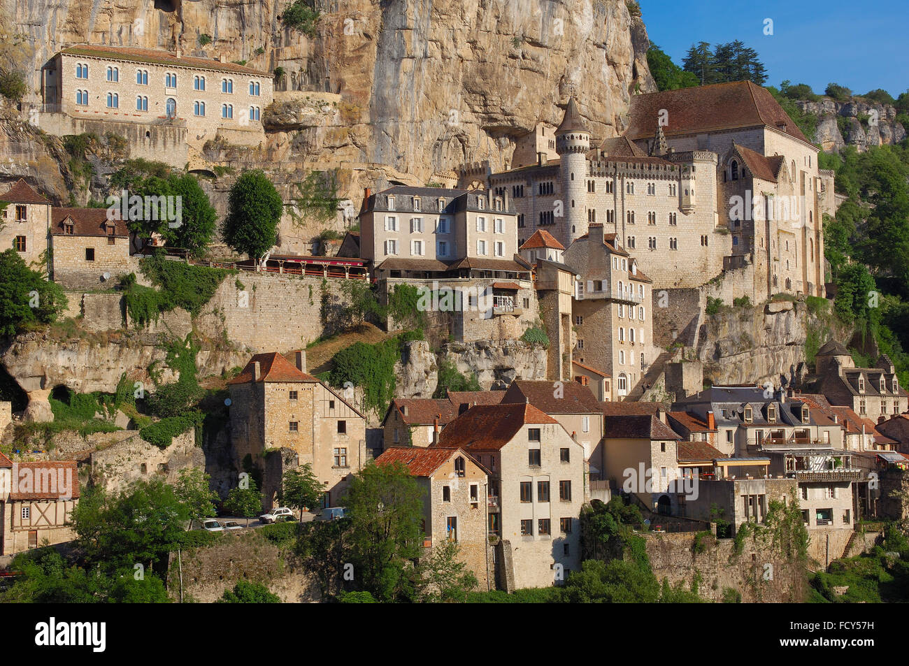 Rocamadour, Midi-Pyrenees Region, Lot Department, France, Europe Stock ...