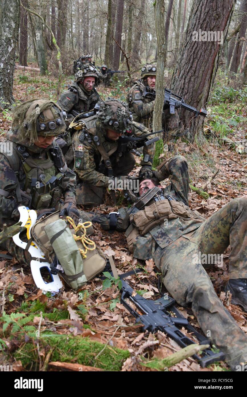 Dismounts of 2nd Company, 212th Mechanized Infantry Battalion during a ...