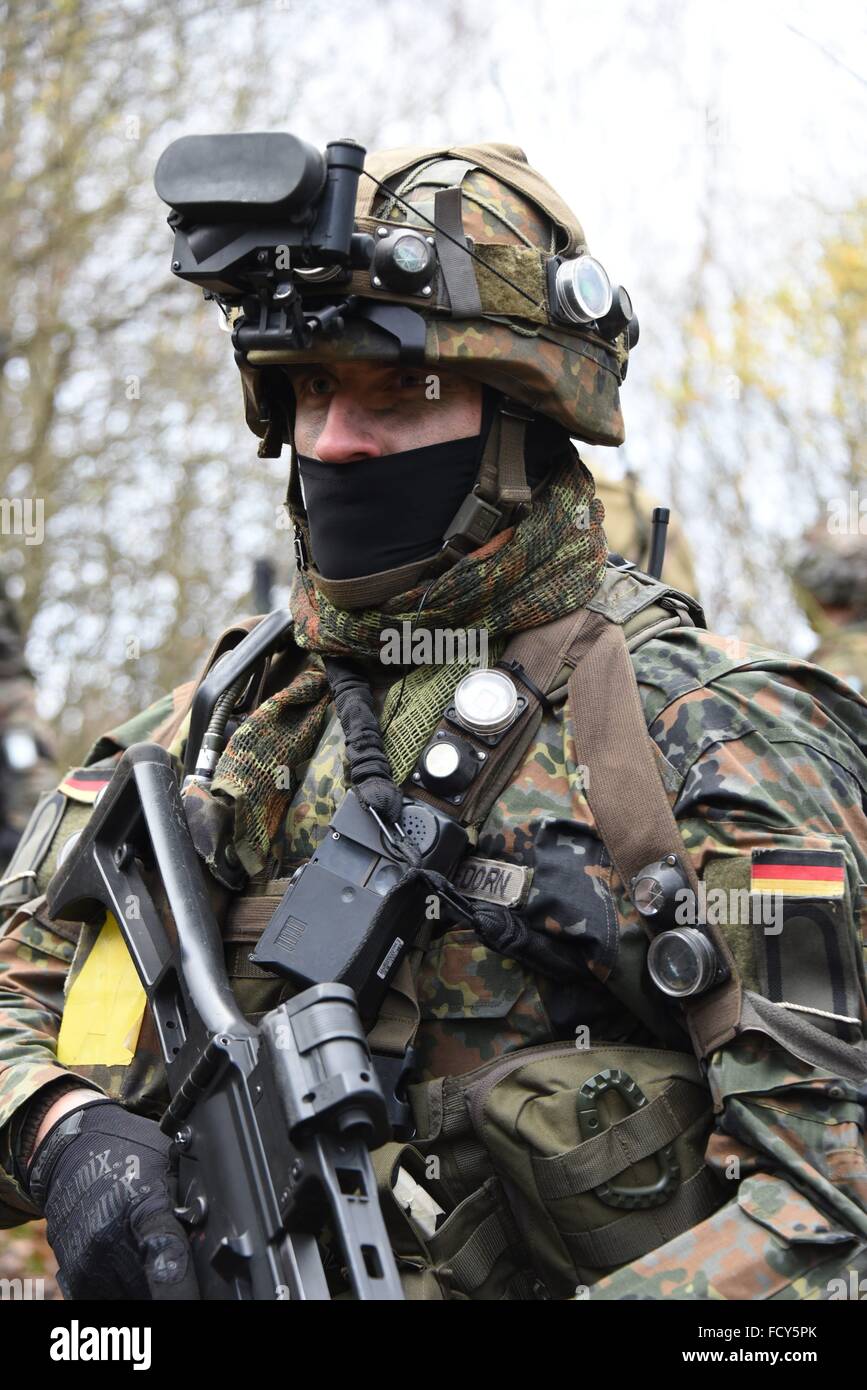 Light Infantry soldier of 3rd Company, 1st Infantry Battalion during a ...