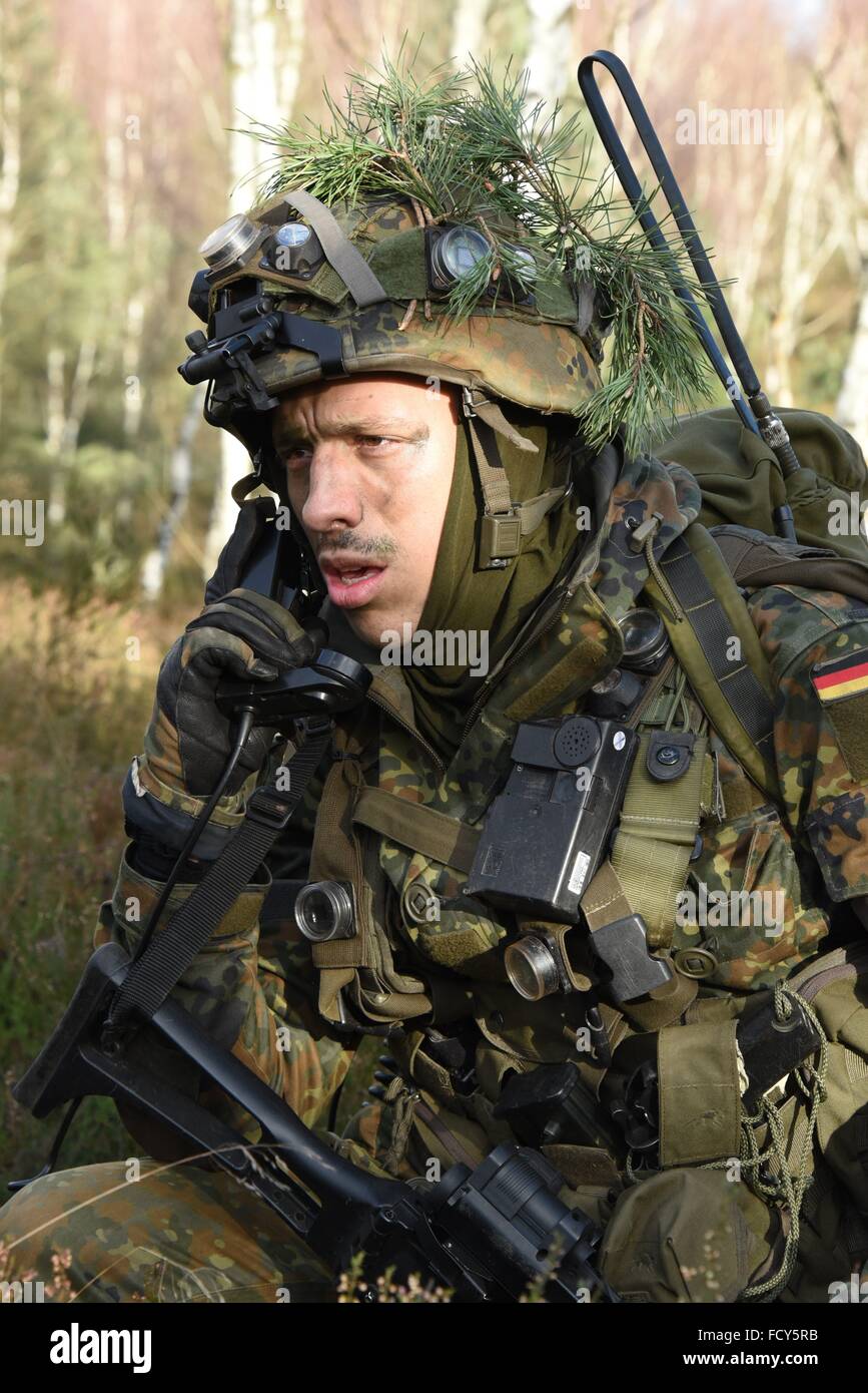 Light Infantry soldier of 3rd Company, 1st Infantry Battalion during a ...