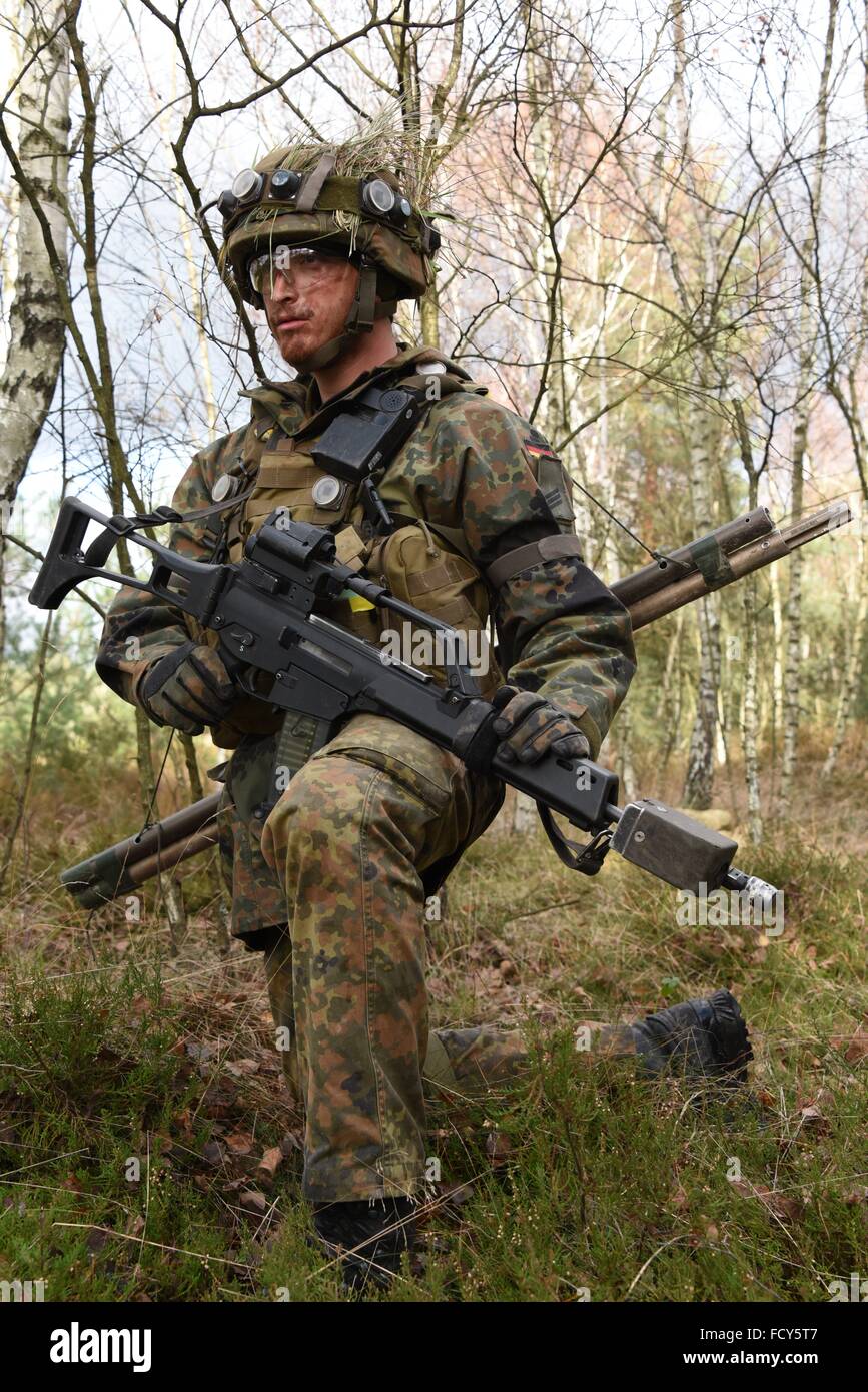 Light Infantry soldier of 3rd Company, 1st Infantry Battalion during a ...