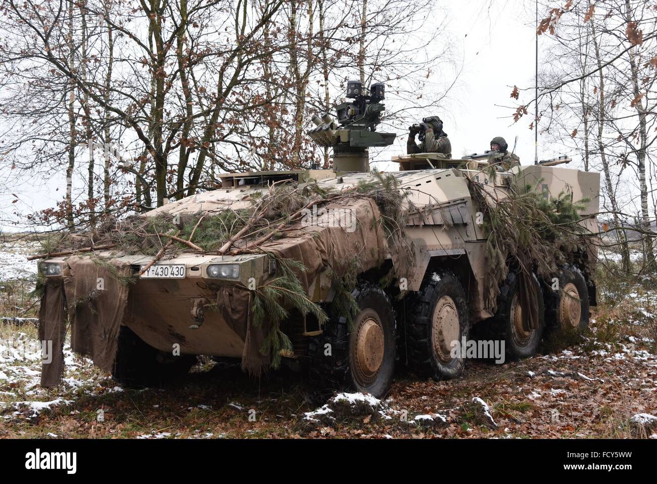 GTK Boxer A1 Armored Personnel Carrier of 3rd Company, 1st Infantry ...