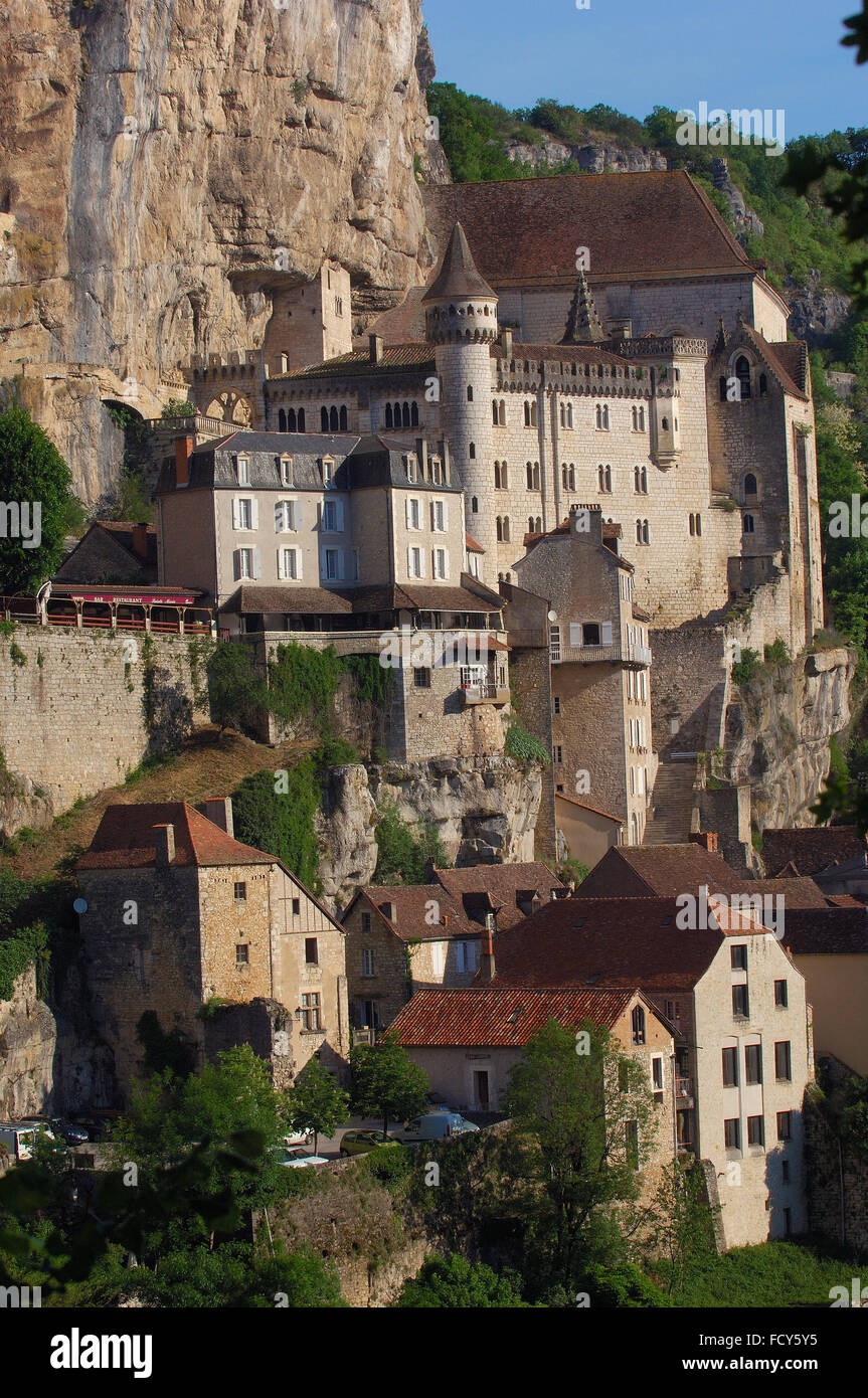 Rocamadour, Midi-Pyrenees Region, Lot Department, France, Europe Stock ...