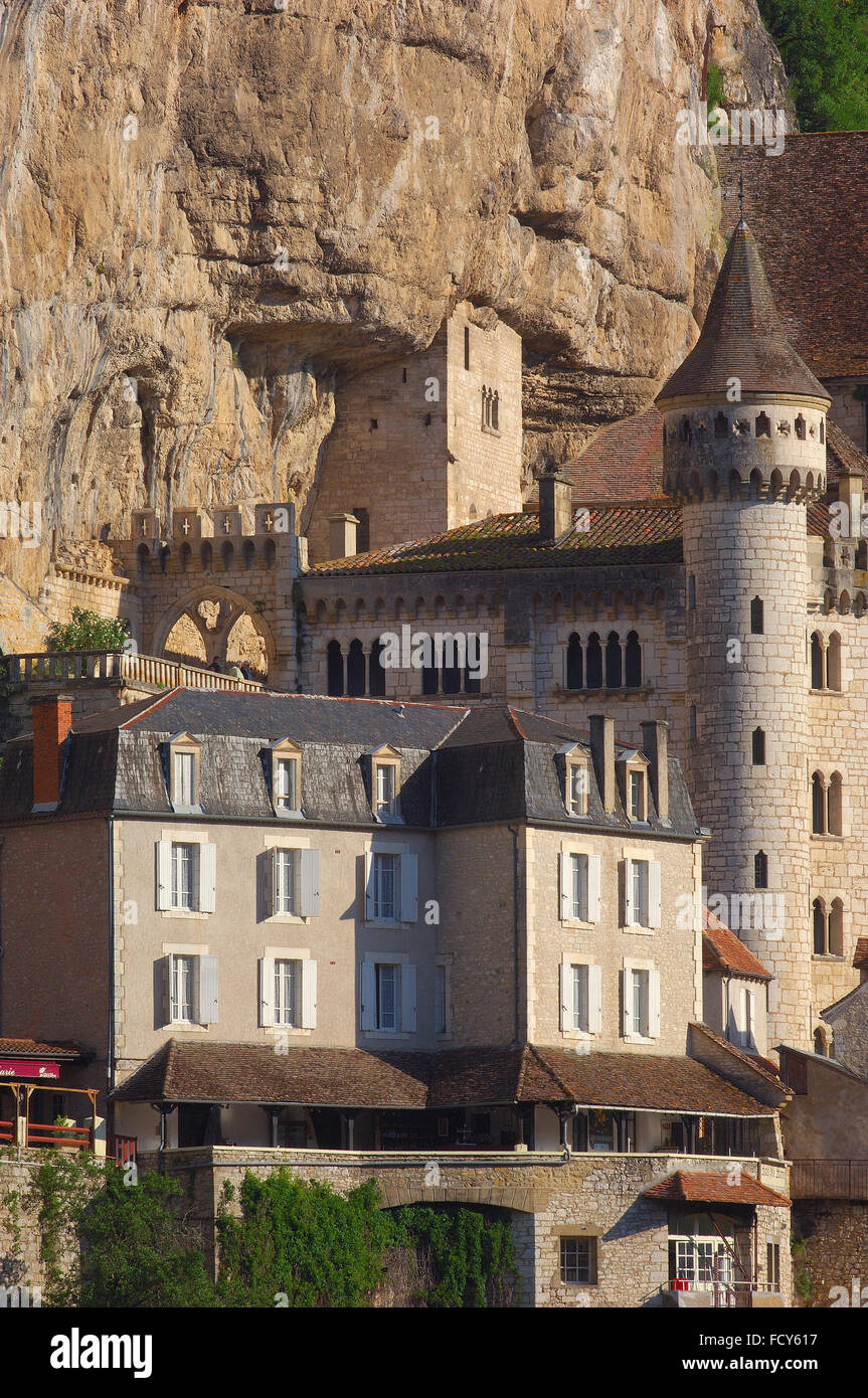 Rocamadour, Midi-Pyrenees Region, Lot Department, France, Europe Stock ...