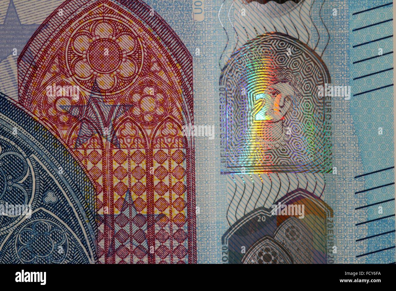 New Euro banknotes Stock Photo - Alamy