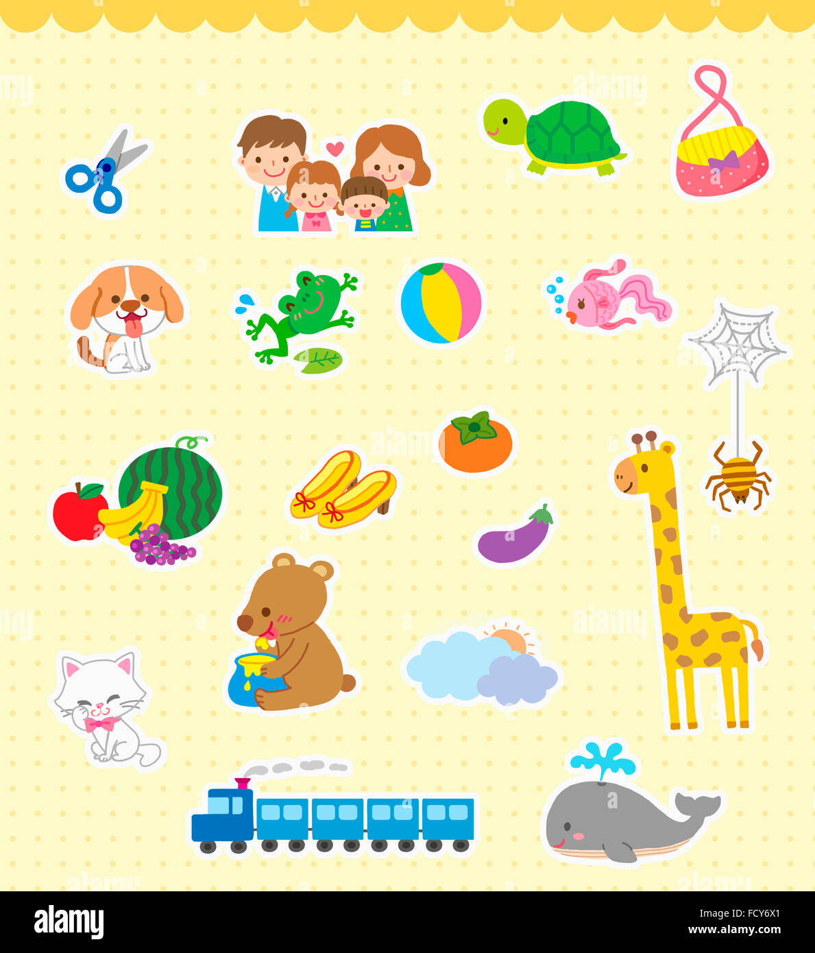 Various images for children Stock Photo - Alamy