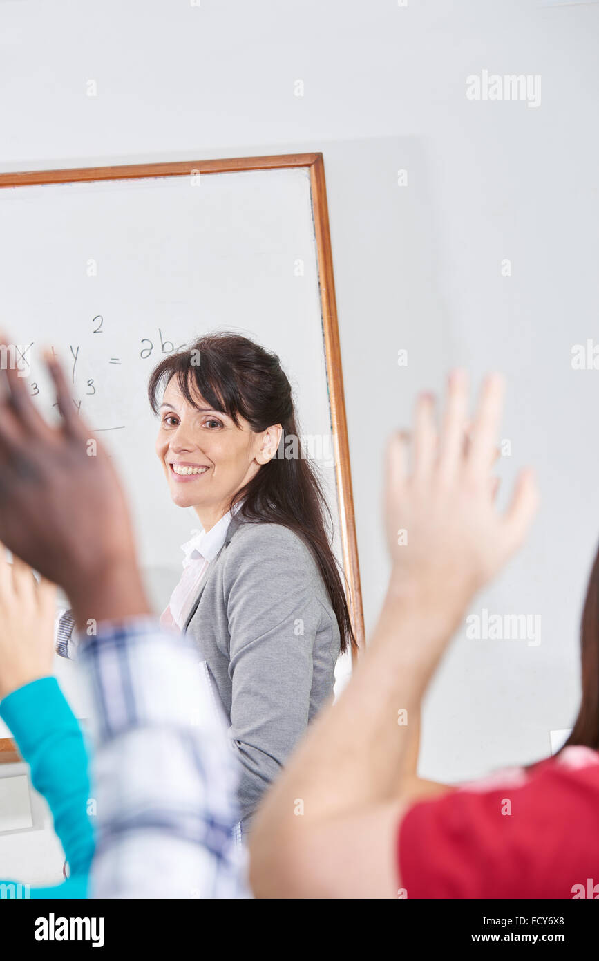 High school teacher giving lesson hi-res stock photography and images ...