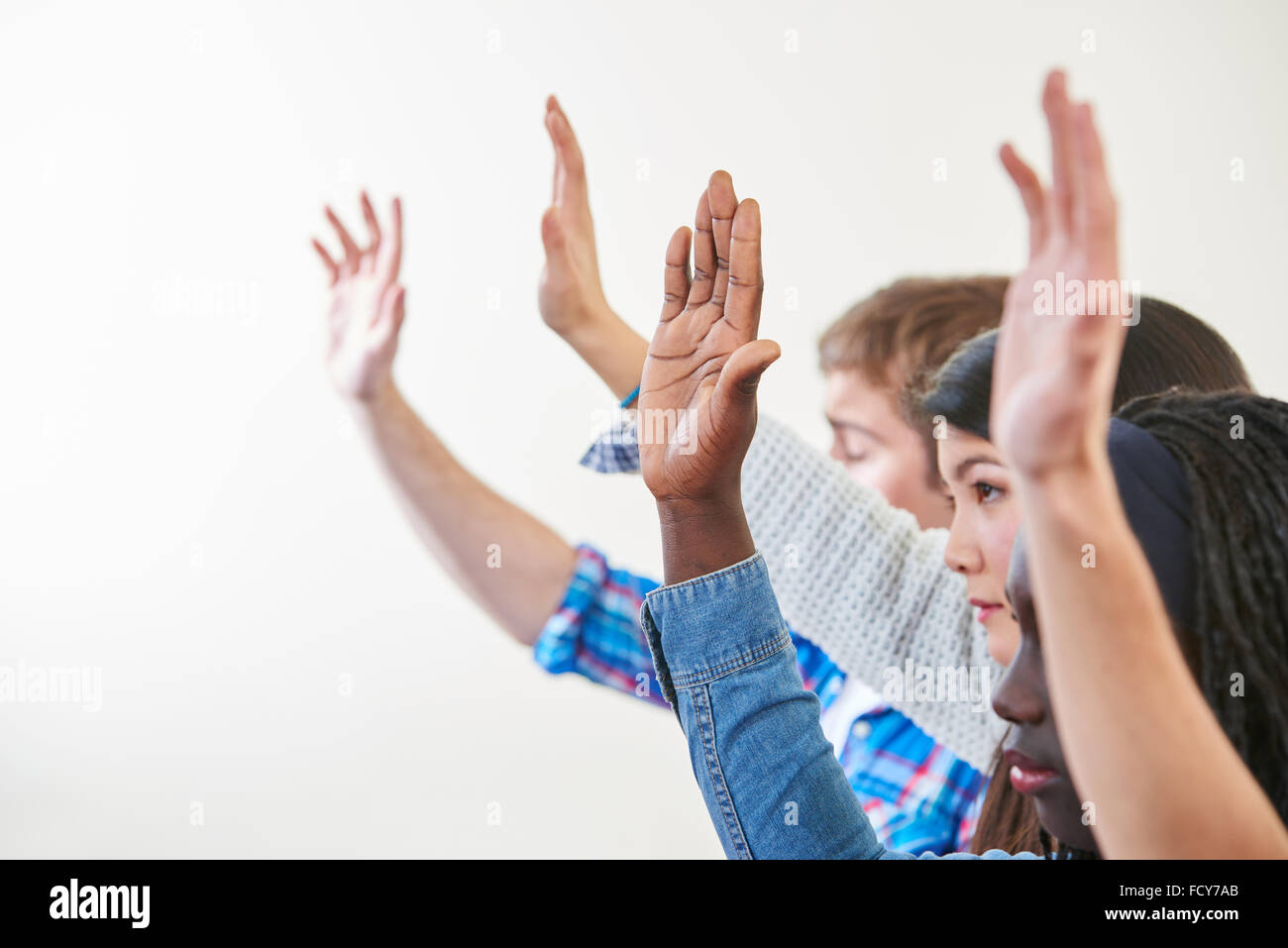 Hand gestures lift hi-res stock photography and images - Alamy
