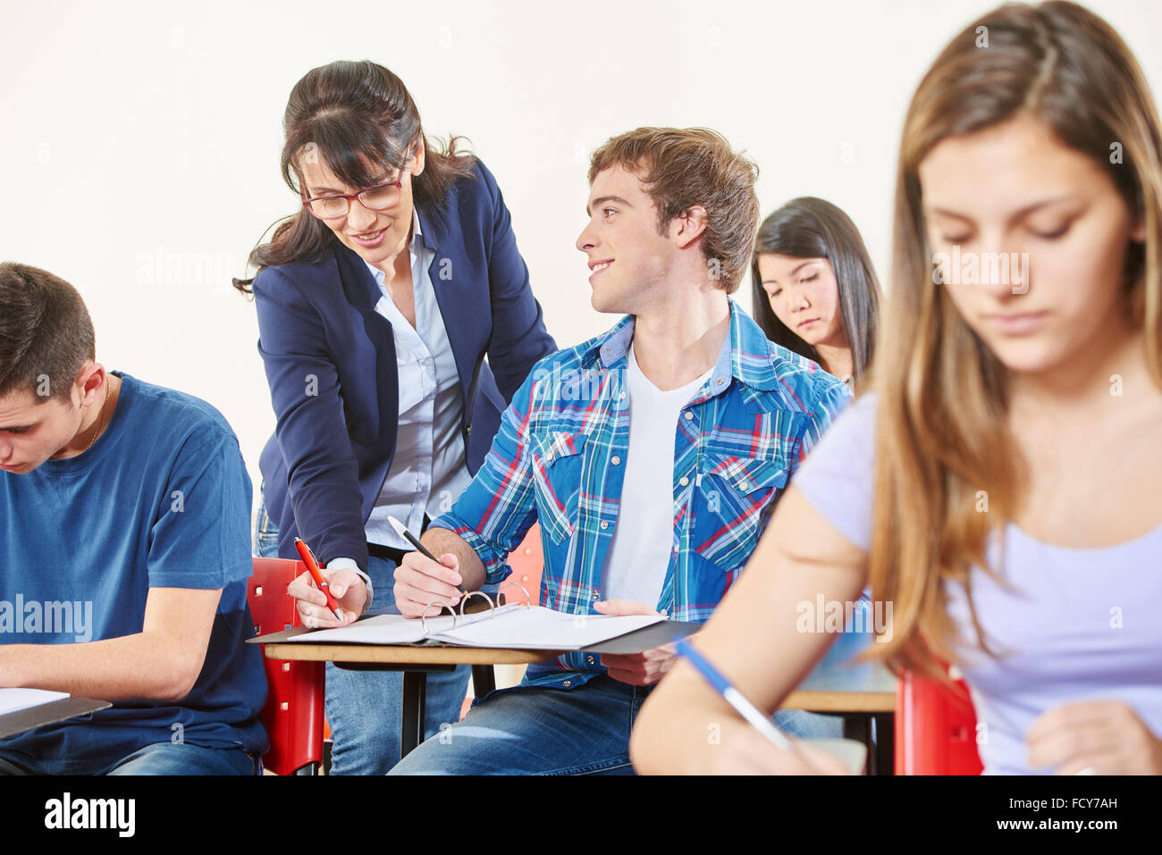 Student correction hi-res stock photography and images - Alamy