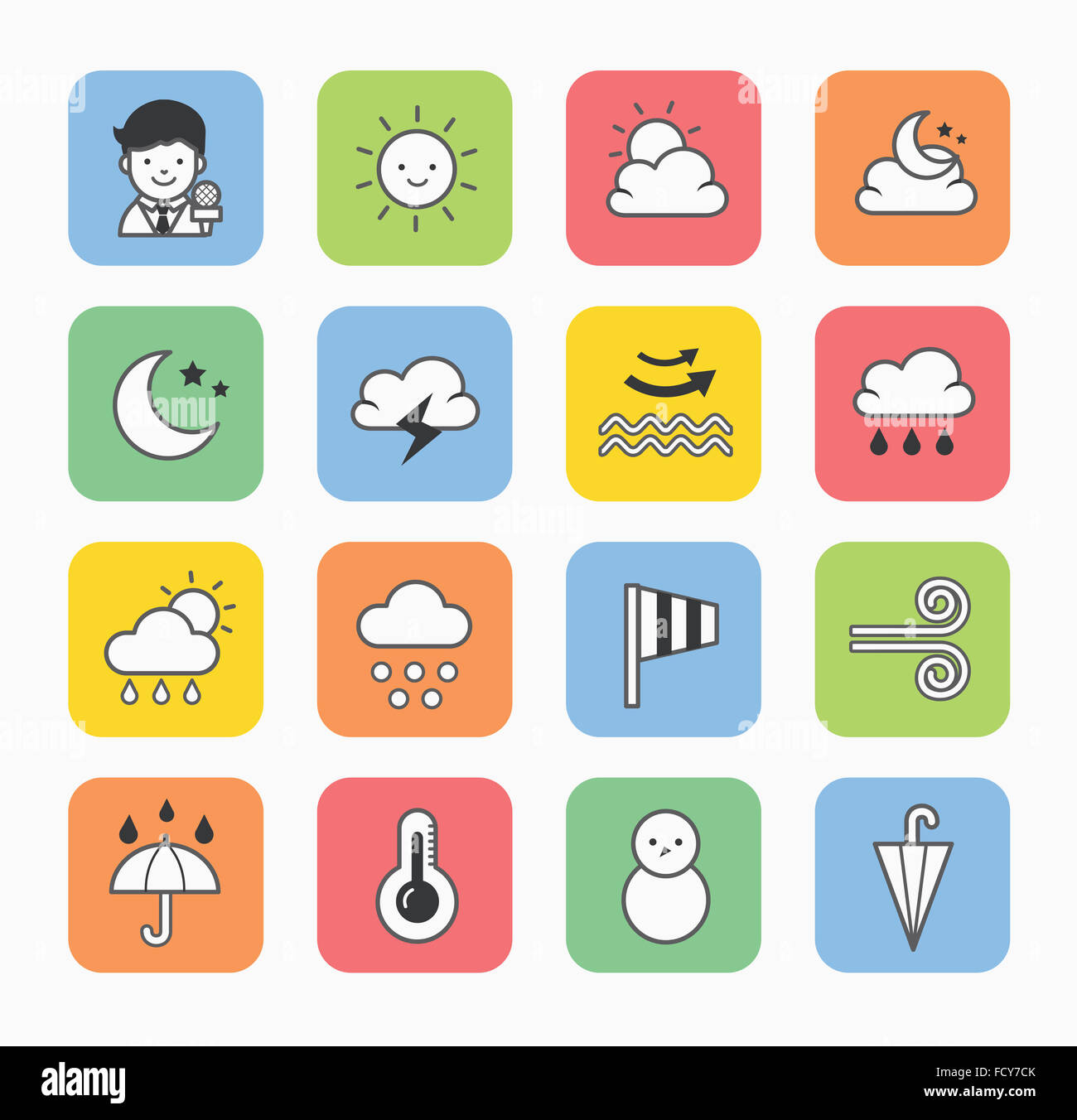 Male weather forecaster hi-res stock photography and images - Alamy