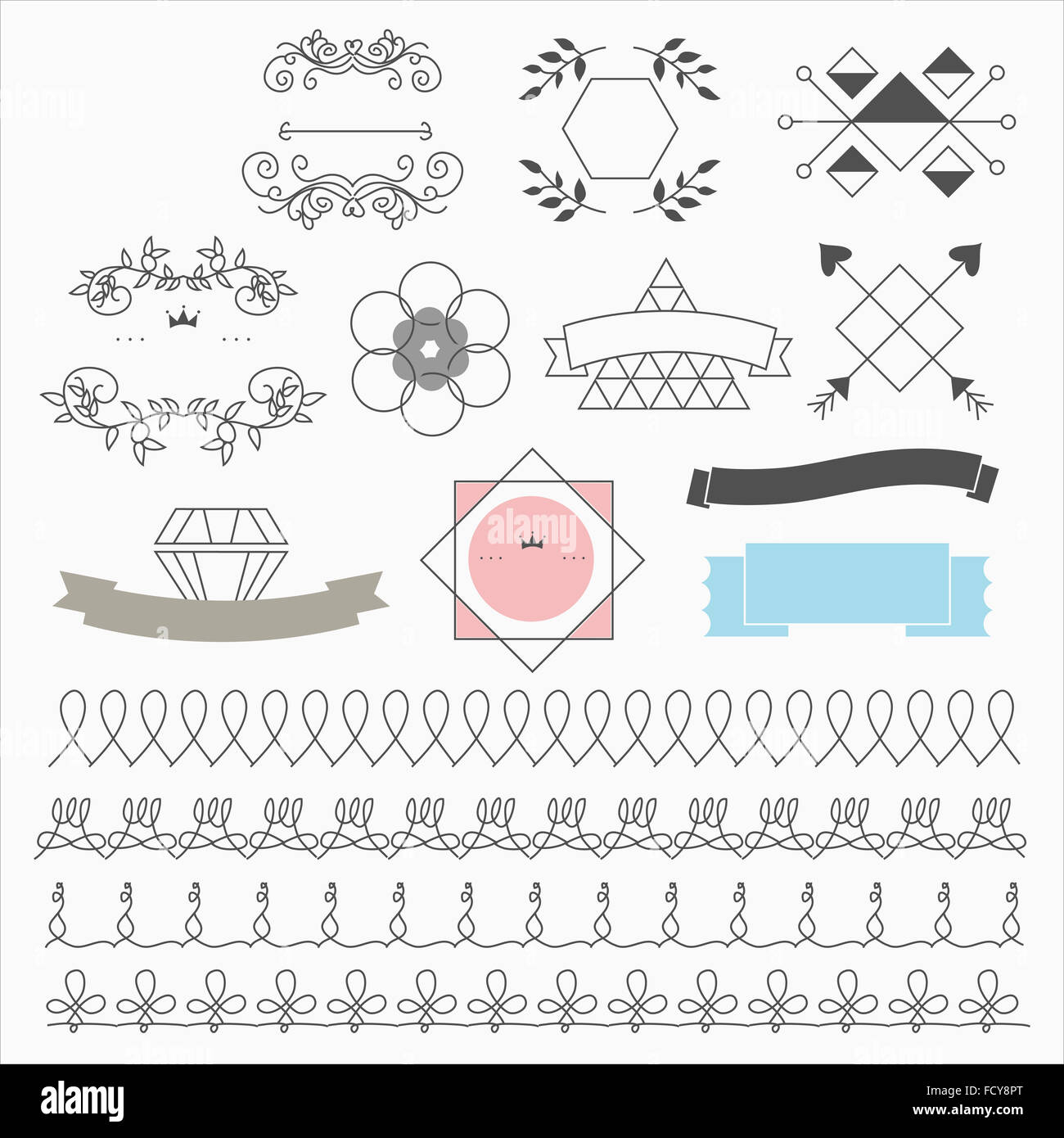 Various symbolic icons and patterns Stock Photo - Alamy