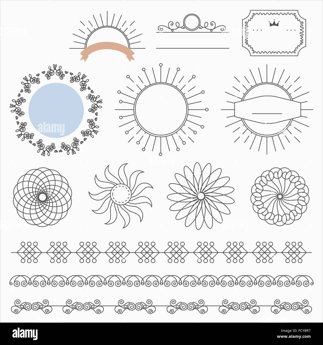 Various types of patterns and symbols Stock Photo - Alamy