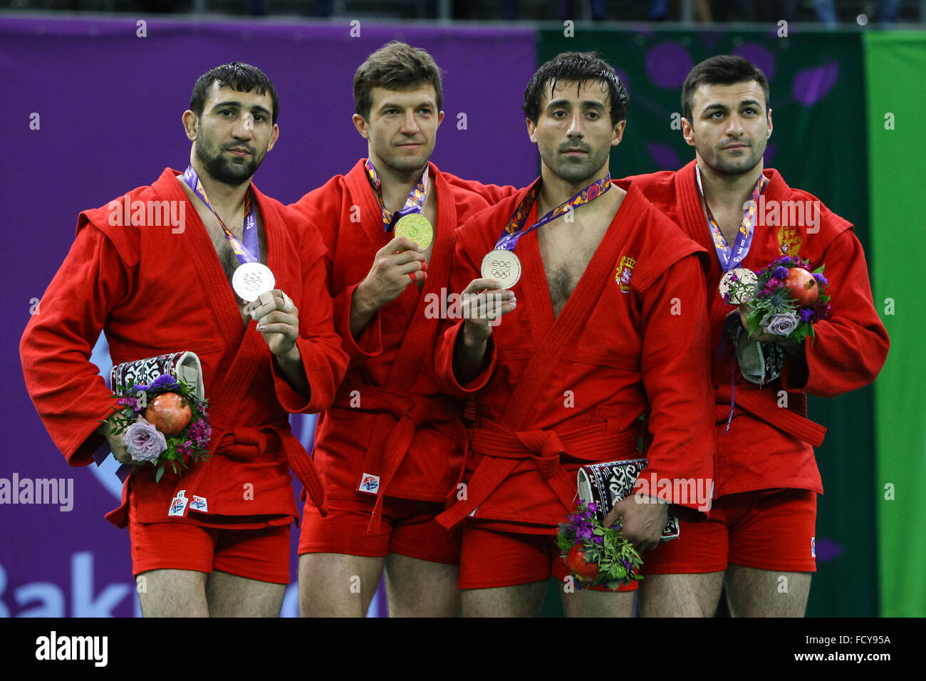 Medallists l r amil gasimov aze hi-res stock photography and images - Alamy