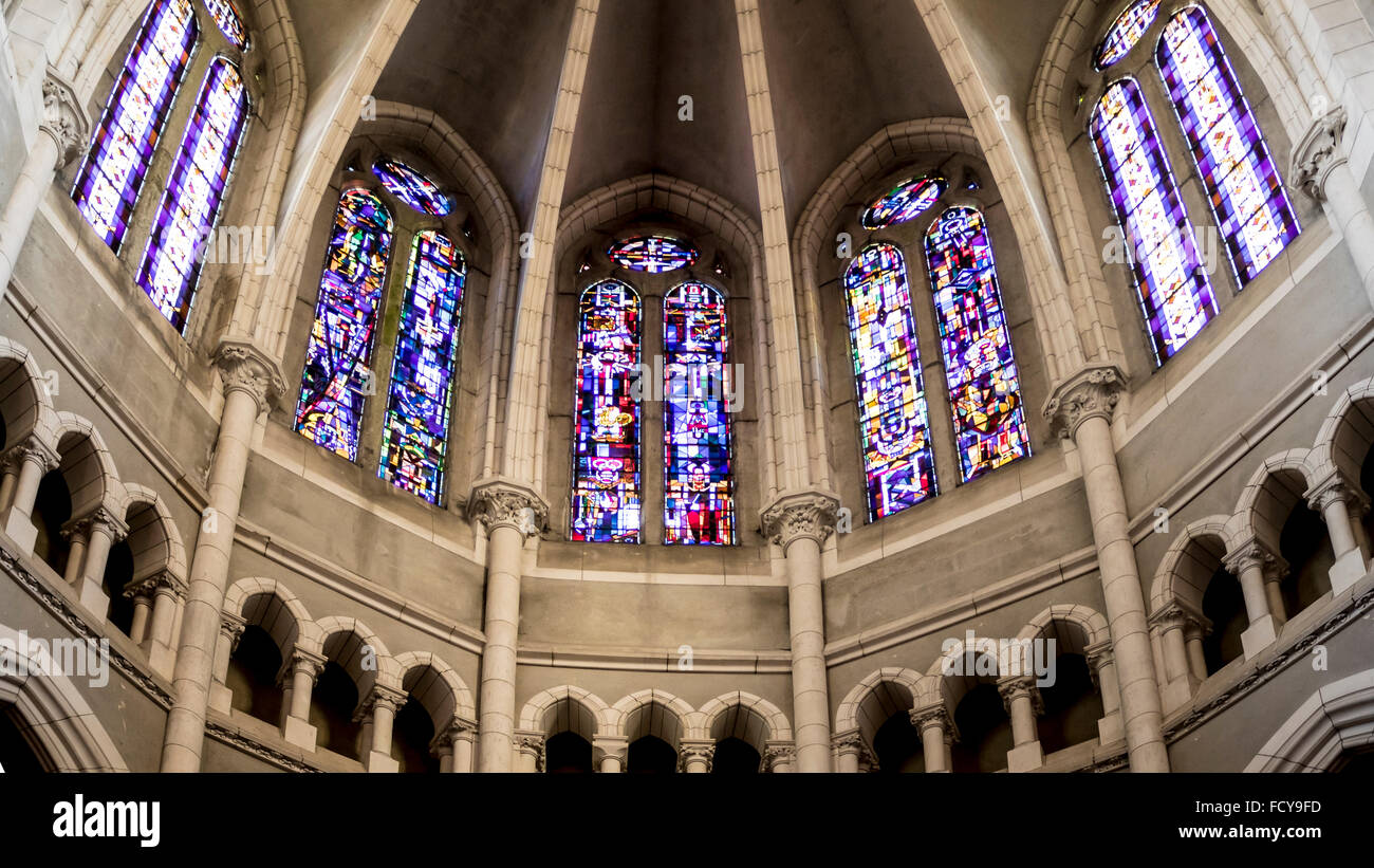 OLYMPUS DIGITAL CAMERA Tewkesbury Abbey Gloucester. Cotswolds UK Europe ...