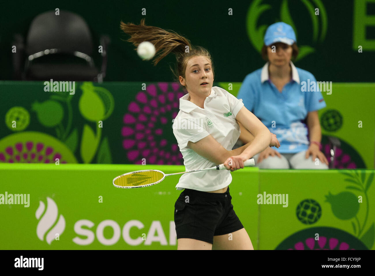 Sara Boyle (IRL) and Rachael Darragh (IRL) vs Ekaterina Bolotova (RUS ...