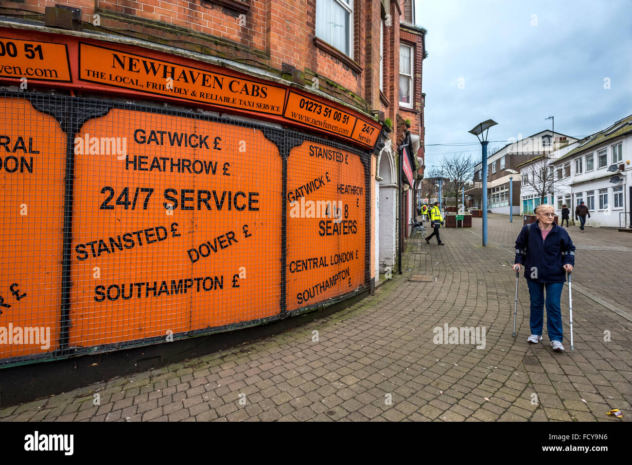Scenes of deprivation around the run down High Street area of Newhaven ...