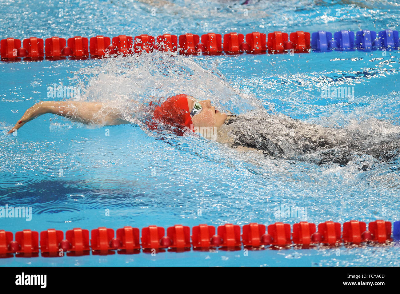 Womens 200m backstroke semi final swimming baku aquatics centre hi-res ...