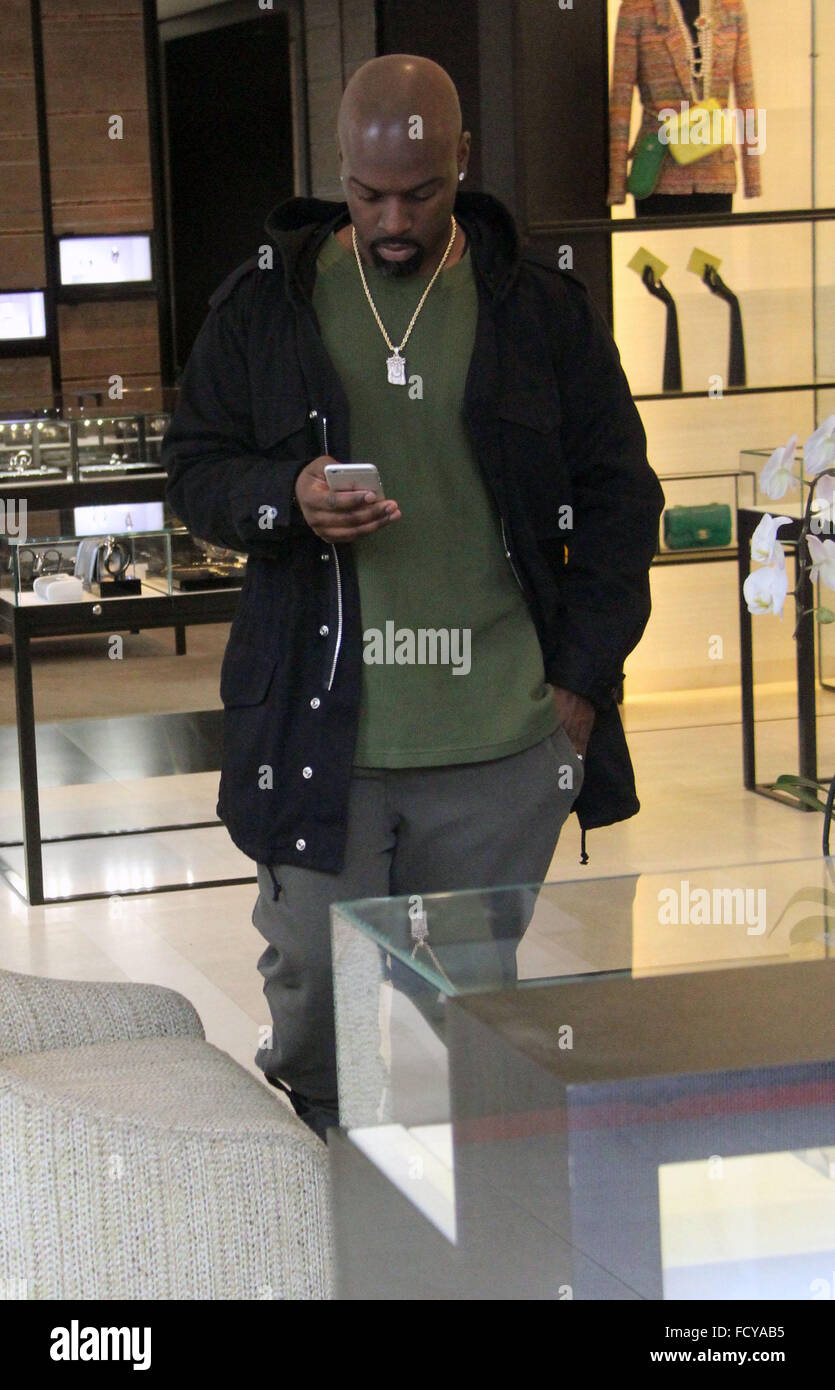 Corey Gamble christmas shopping at Chanel Featuring: Corey Gamble Where ...