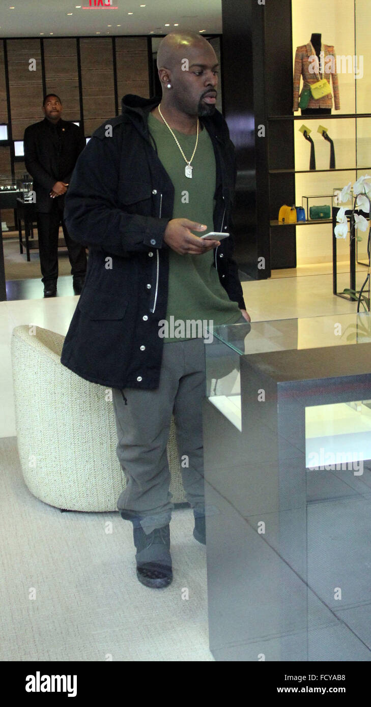 Corey Gamble christmas shopping at Chanel Featuring: Corey Gamble Where ...