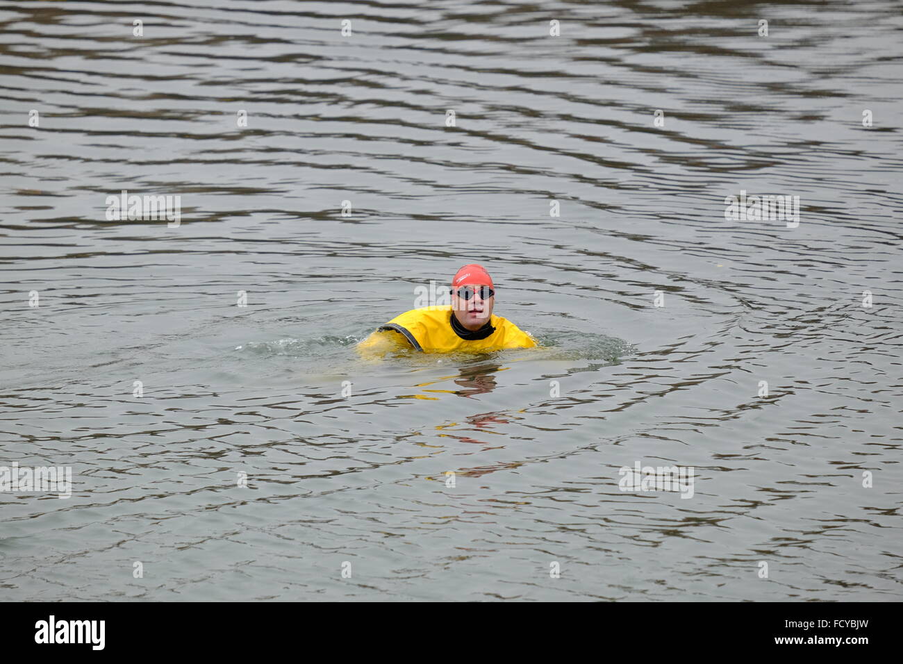 Clean water activist Christopher Swain, of Mamaroneck, swam for three ...