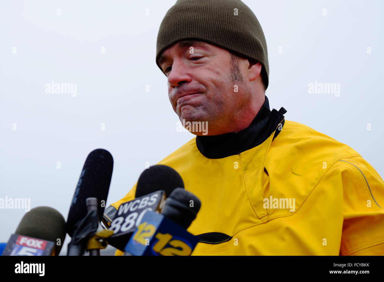 Clean water activist Christopher Swain, of Mamaroneck, swam for three ...