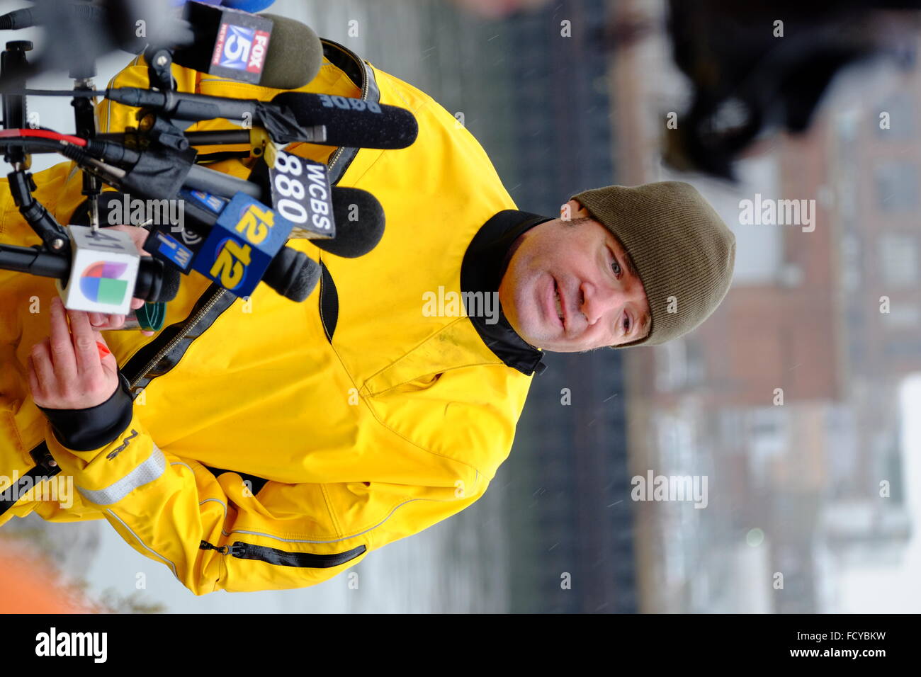 Clean water activist Christopher Swain, of Mamaroneck, swam for three ...