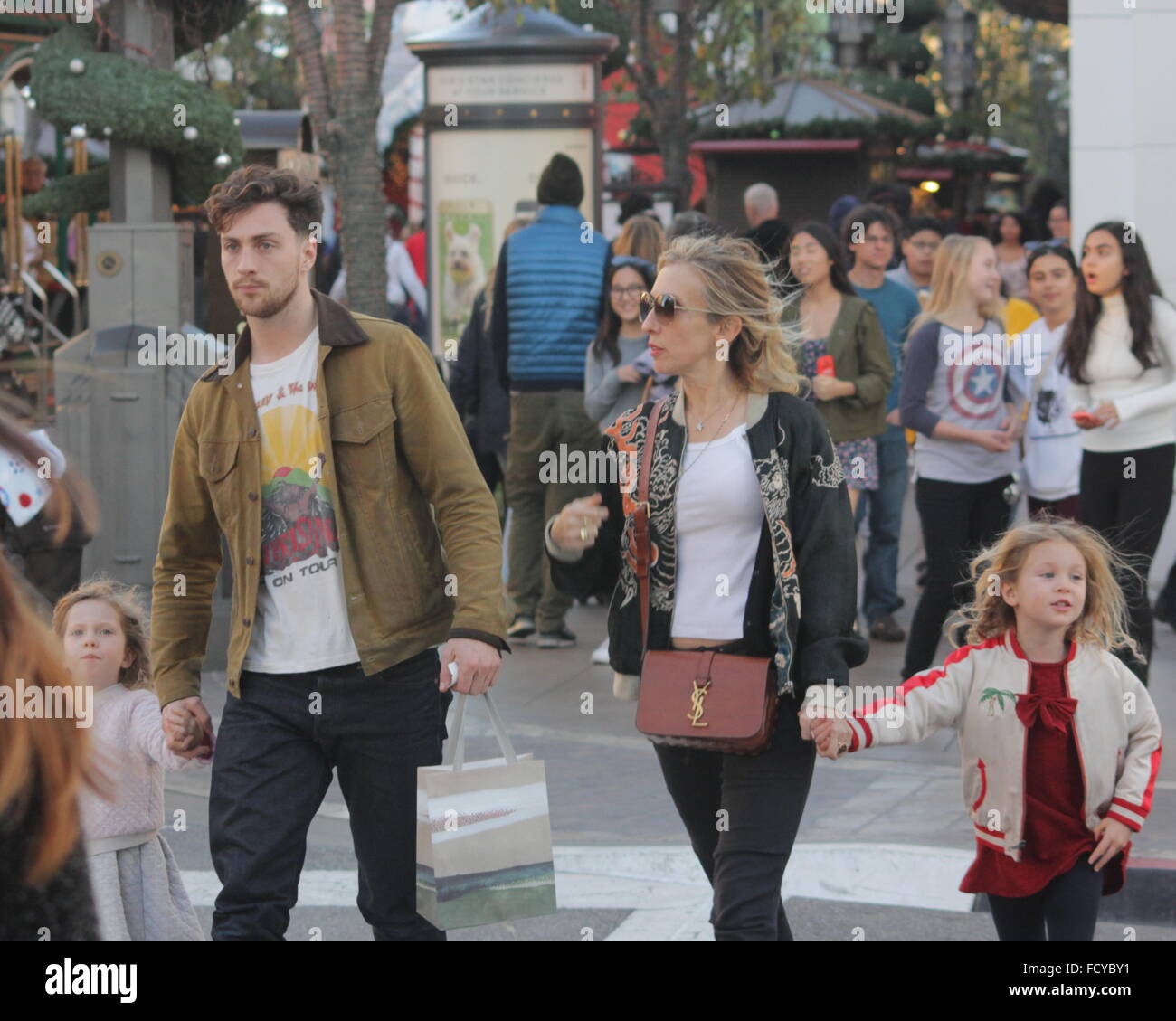 Aaron and Sam Taylor-Johnson take their daughter's Romy Hero and Wylda ...