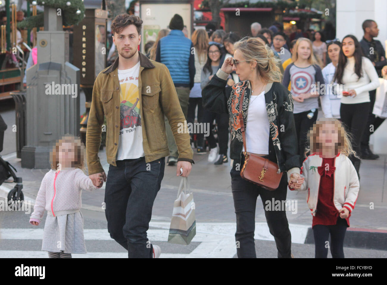 Aaron and Sam Taylor-Johnson take their daughter's Romy Hero and Wylda ...