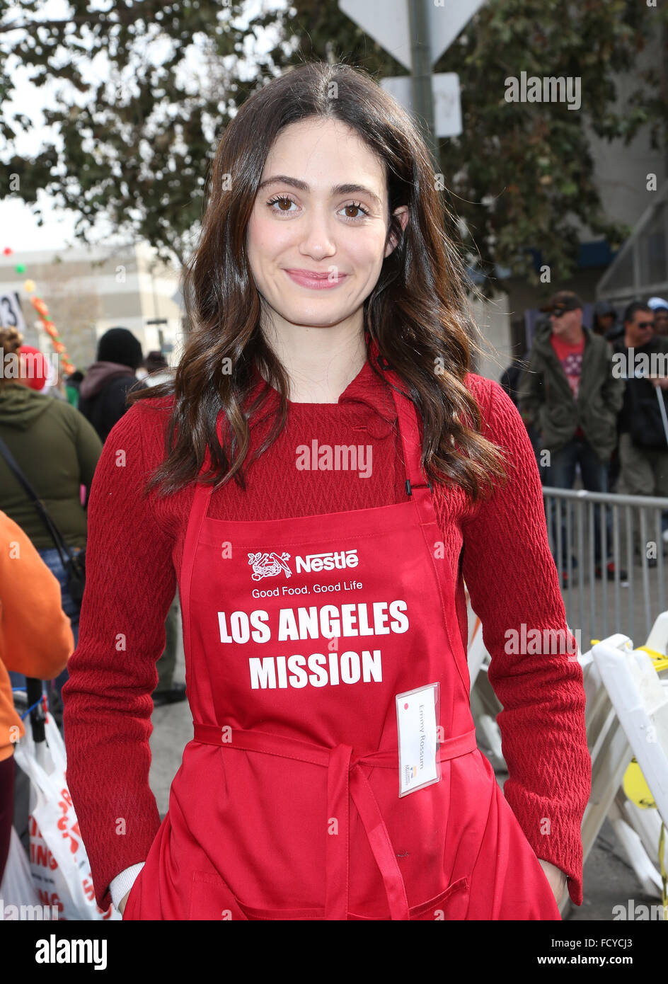 Los Angles Mission Christmas Meal to the Homeless Featuring: Emmy ...