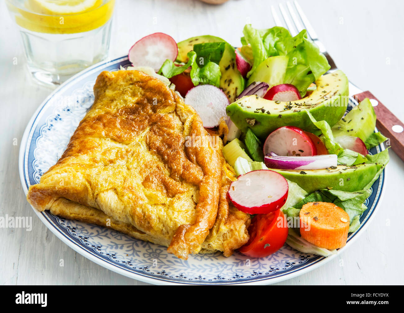 Omelette vegetables hi-res stock photography and images - Alamy
