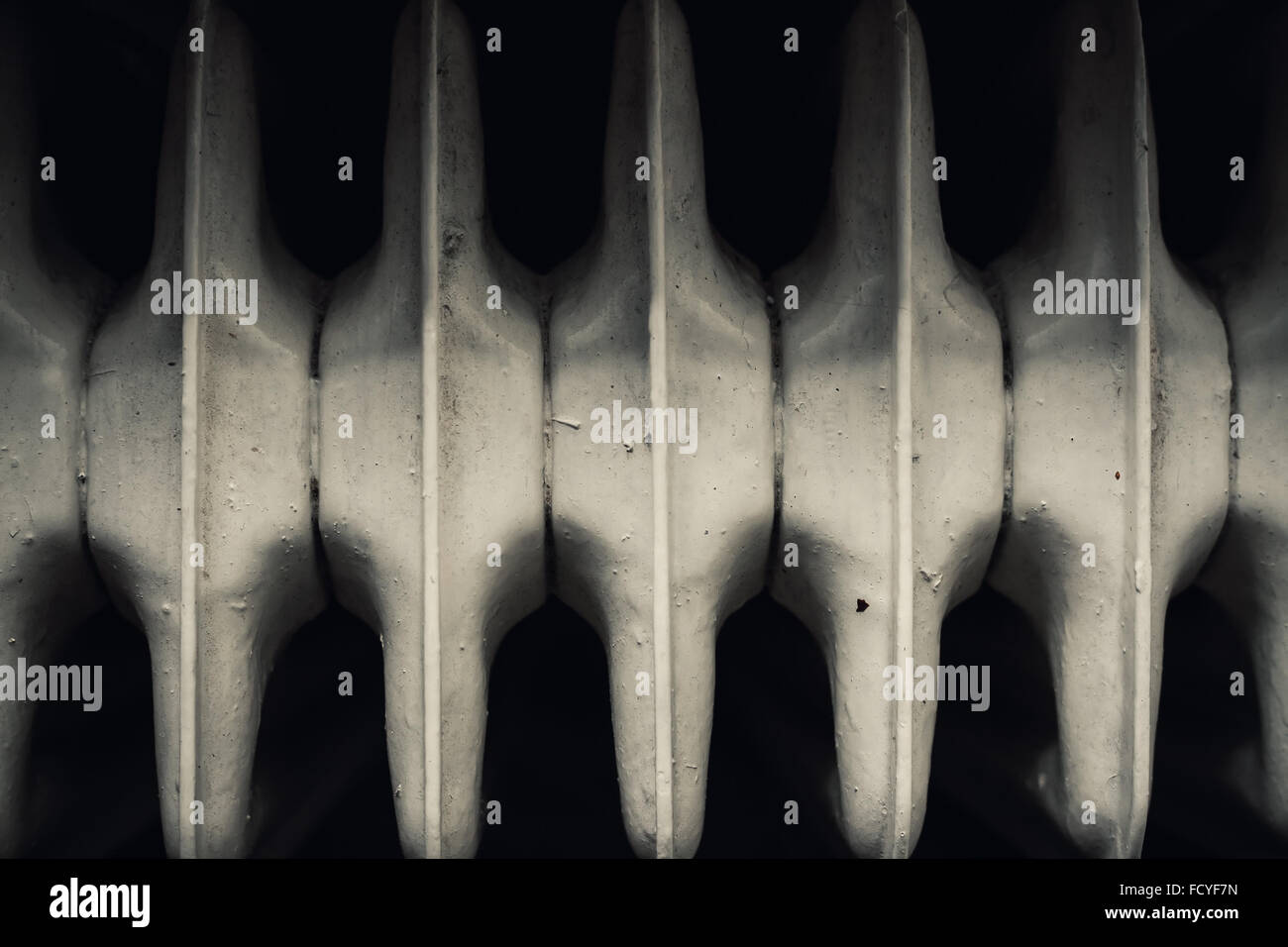 Conceptual image about heating in home, old radiator details, vintage ...