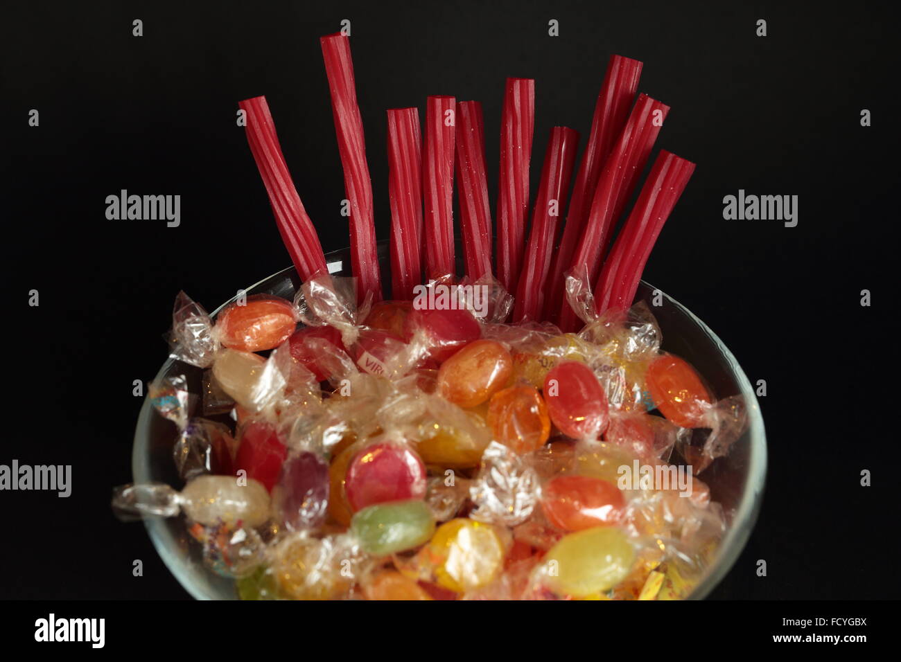 Candies of various flavors Stock Photo - Alamy