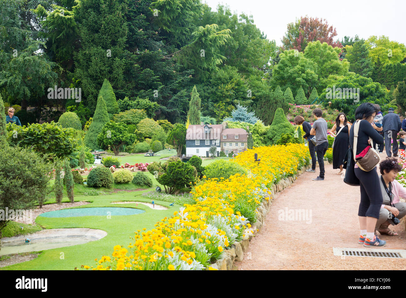 Cockington Green Gardens in Australian Capital Territory, the miniature ...