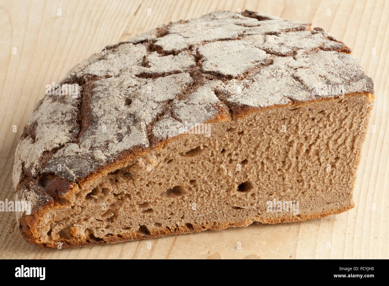 Piece of healthy traditional German Sourdough bread Stock Photo - Alamy