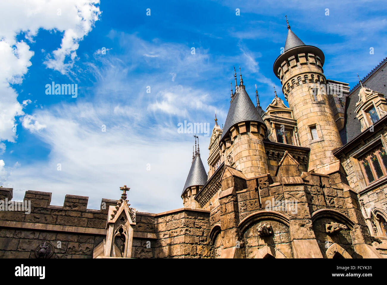 Castle in the Gothic style Stock Photo - Alamy