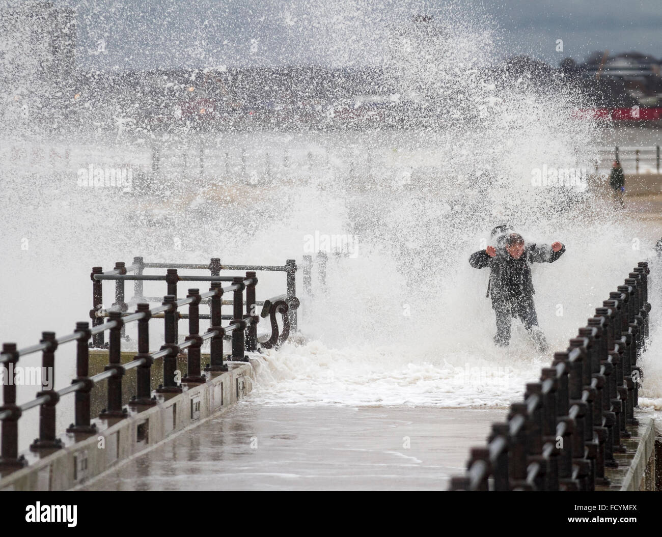 Sea defences new brighton beach hi-res stock photography and images - Alamy
