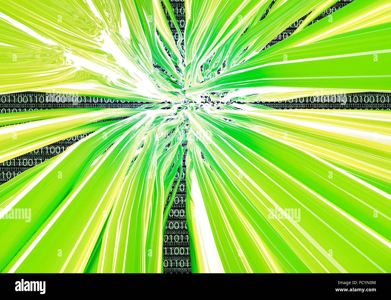 digital optical data cable in a data vortex Stock Photo - Alamy