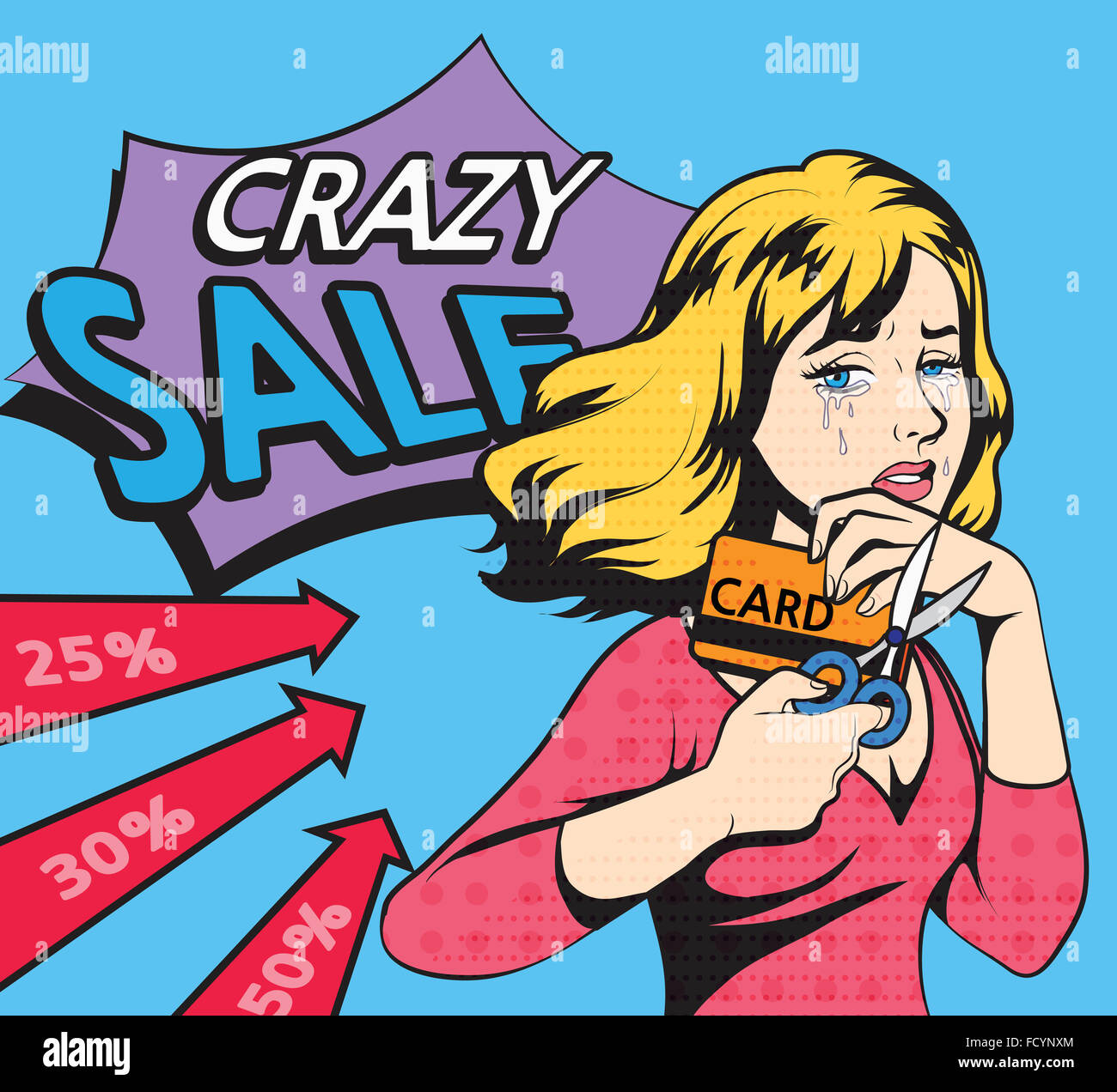 Credit card retro advertisement hi-res stock photography and images - Alamy