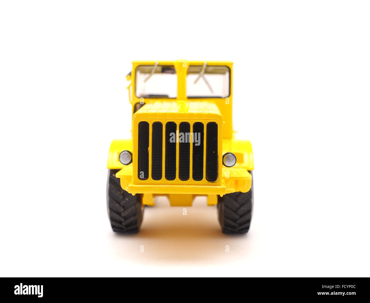 toy grader on a white background Stock Photo - Alamy