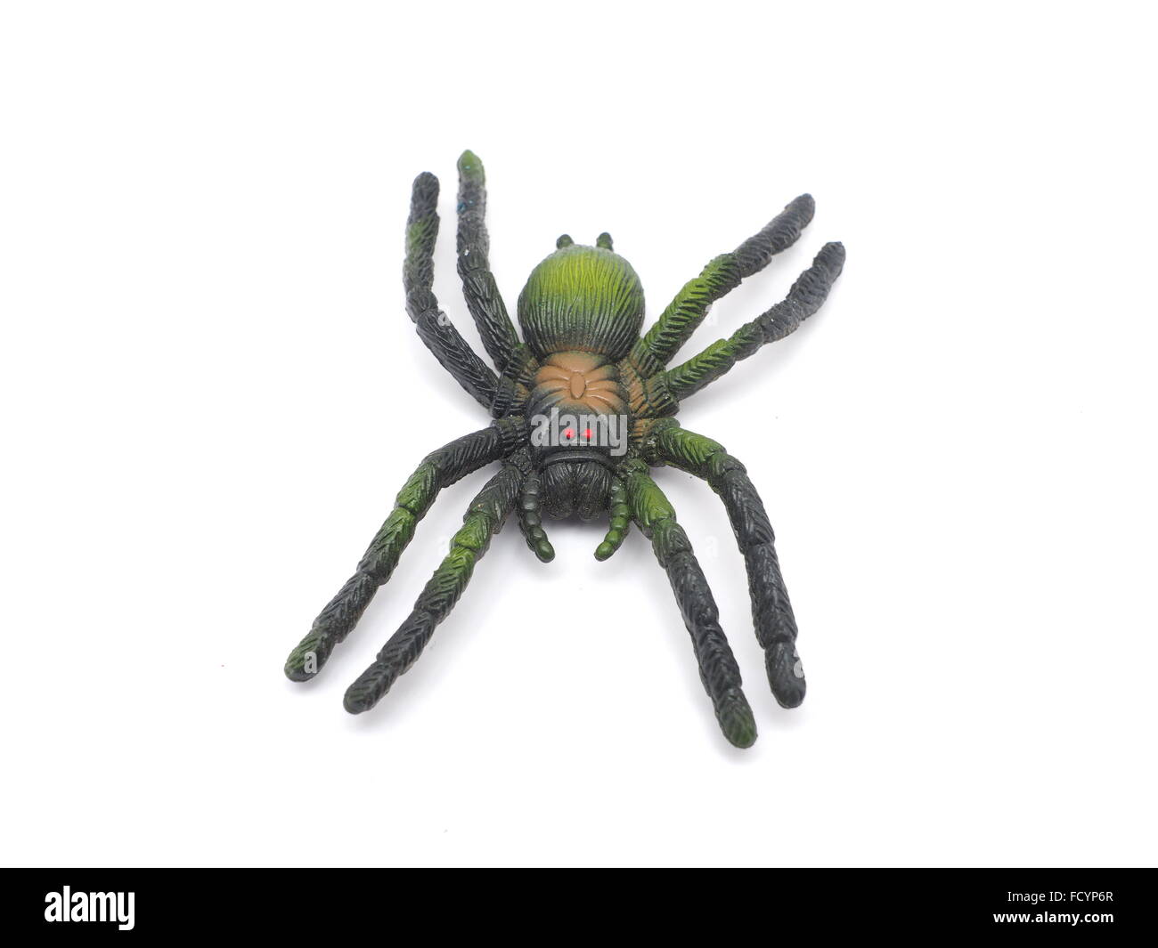toy spider on a white background Stock Photo - Alamy