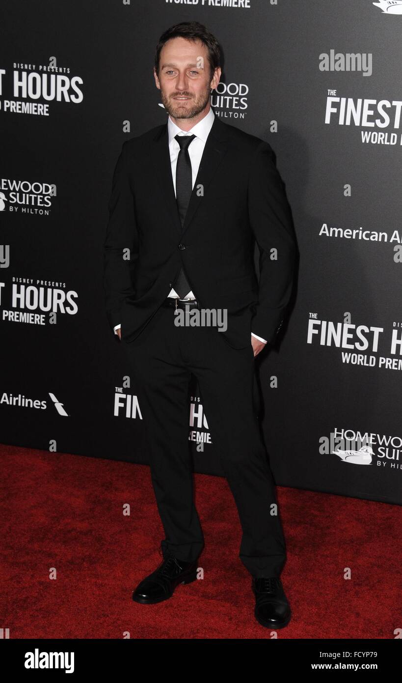 Los Angeles, CA, USA. 25th Jan, 2016. Josh Stewart at arrivals for THE ...