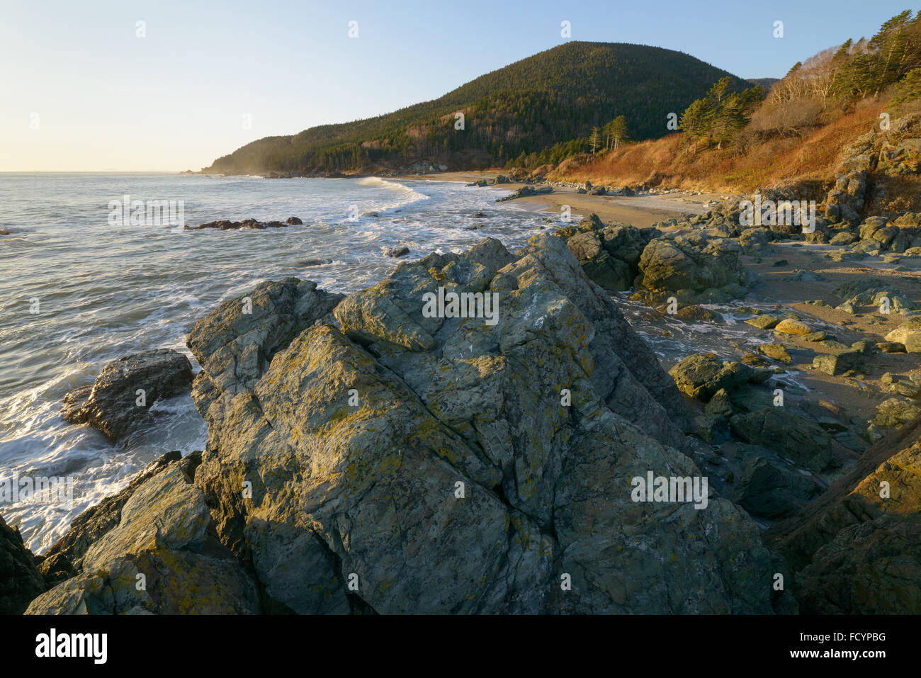 Sea cliffs, rocks and landscapes. Sakhalin Island, Russia Stock Photo ...