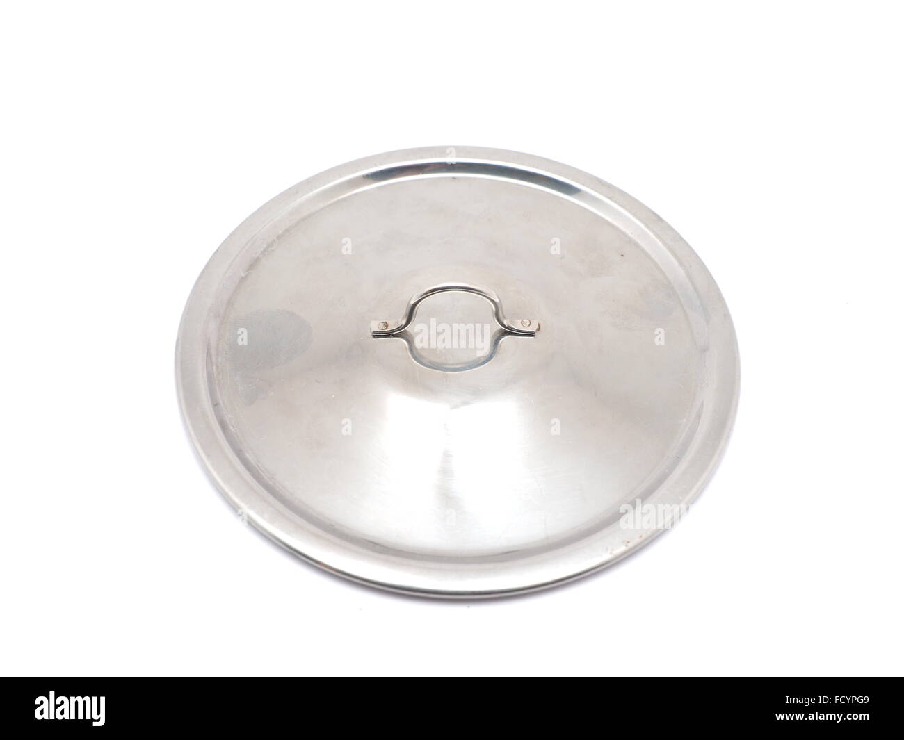 metal lid on a white background Stock Photo - Alamy