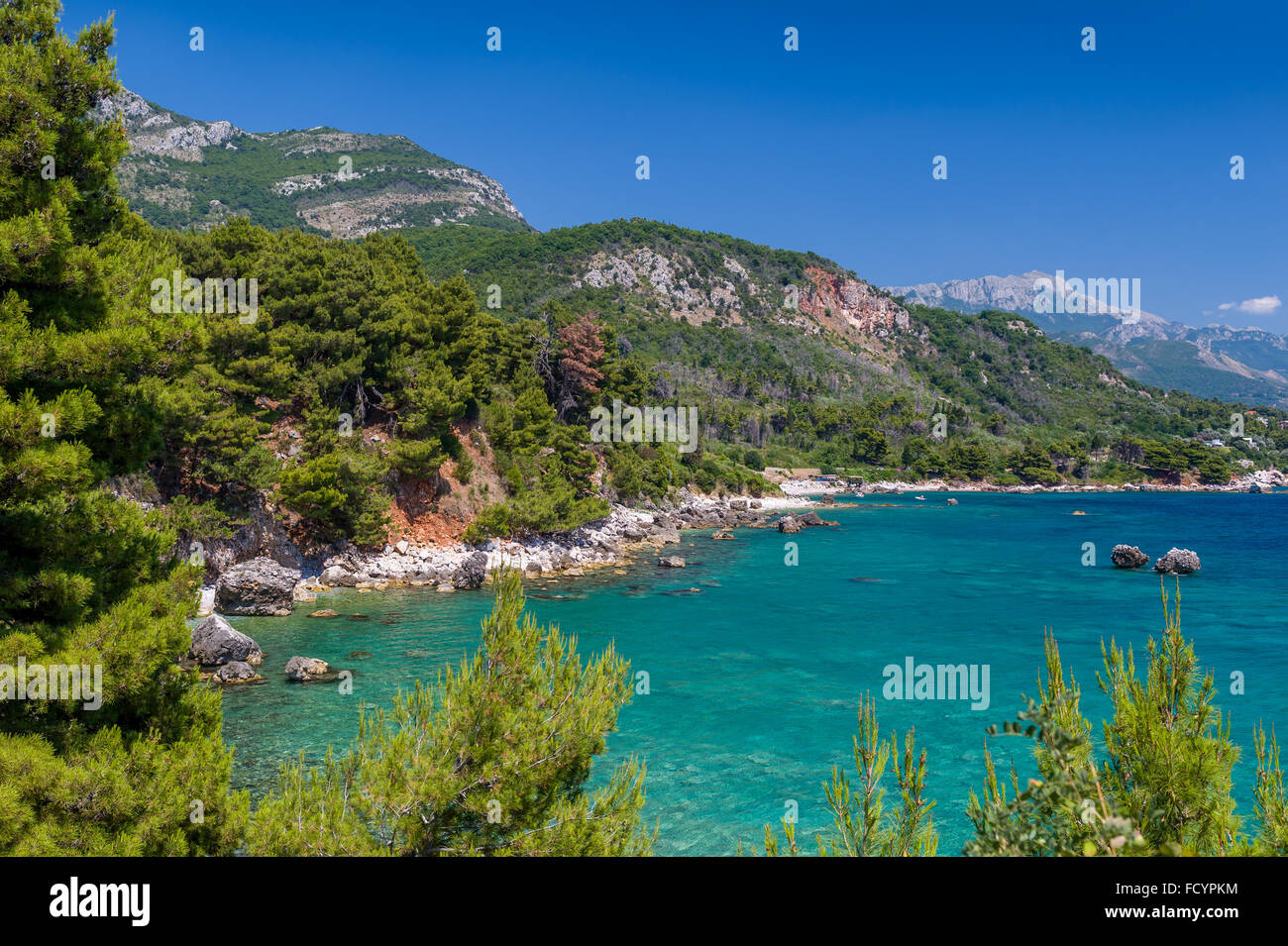 Beautiful sea mountains landscape hi-res stock photography and images ...