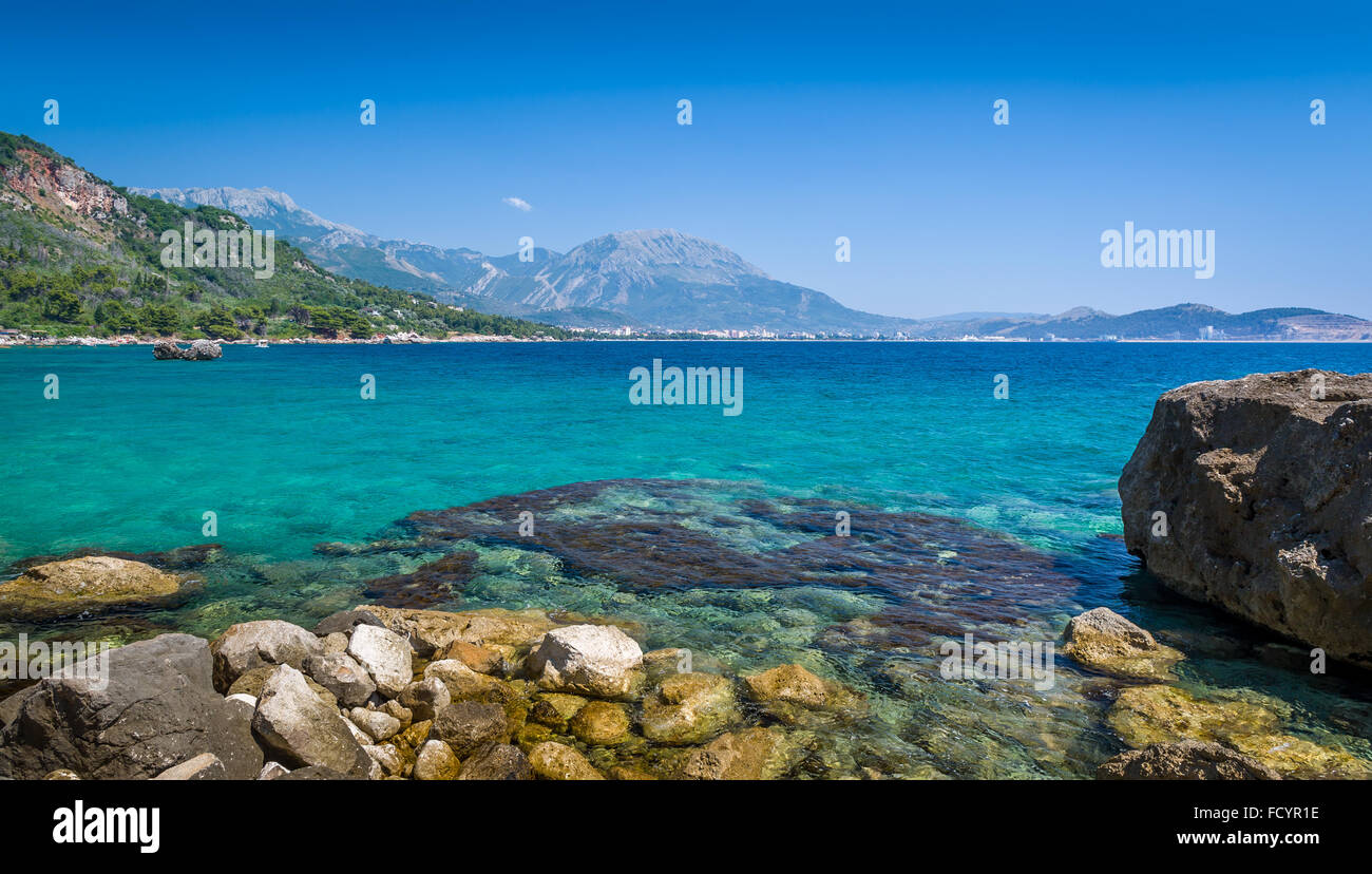 Adriatic summer day sea landscape Stock Photo - Alamy