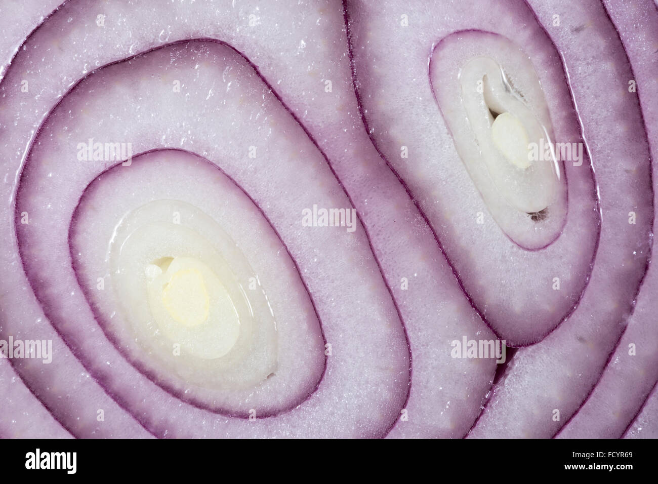 Sliced Red Onion Close Up Stock Photo - Alamy