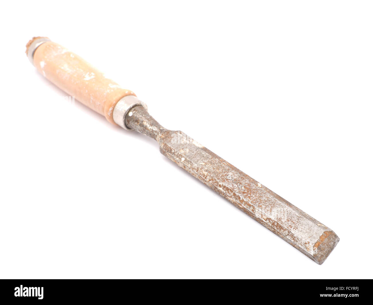 chisel on a white background Stock Photo - Alamy