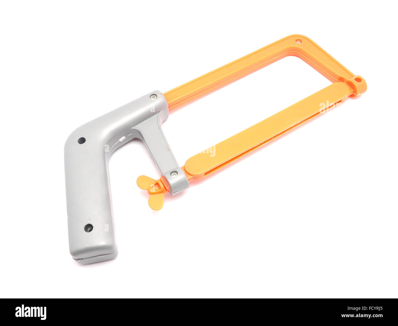 Children hacksaw on a white background Stock Photo - Alamy